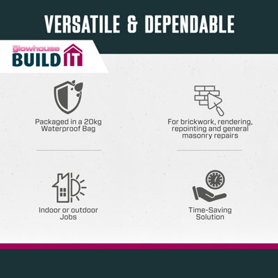 Easy Mix Mortar Just Add Water Ready Mixed For Brick, Block, Rendering ...