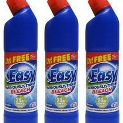 Easy Seriously Thick Bleach Original 750ml (Pack of 3) | DIY at B&Q