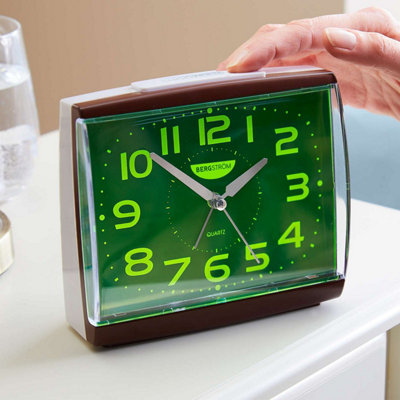 Easy to Read Alarm Clock, Silent Second Hand, No Irritating Ticking ...