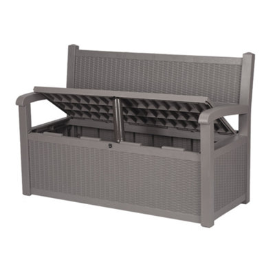 EASYLIFE Garden Storage Bench - Weatherproof Outdoor Seat with Hidden ...