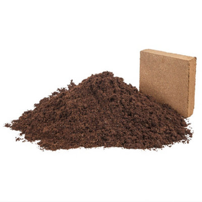 Eazy Grow - 8 x 40L Peat Free Coco Compost Compressed Block Boxed ...