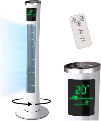 ECASA Oscillating Electric Tower Fan With Remote 40 Inch Touch Control ...