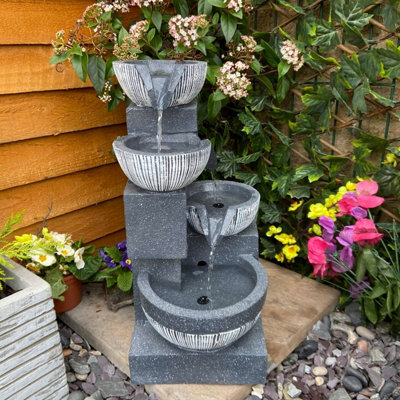 Eclipse 4 Bowl Contemporary Water Feature TR/20003-M1.D