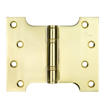 Eclipse 4 Inch (102 x 76mm) Stainless Steel Parliament Hinge - Electro ...