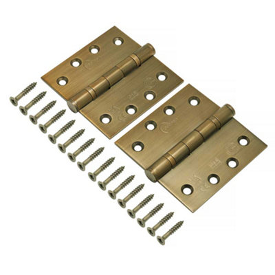 Eclipse 4 inch (102mm x 102mm) Ball Bearing Hinge Grade 13 Square Ends ...