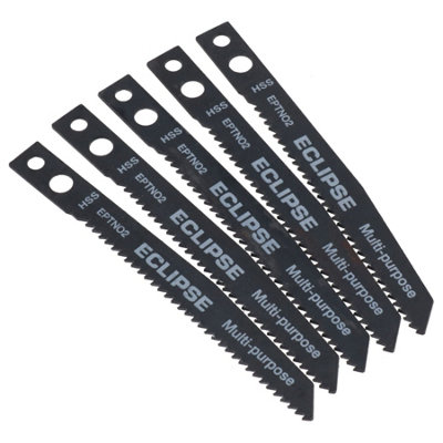Eclipse Metal Wood Plastic Jigsaw Blades Fine Straight Cut 1.8mm ...