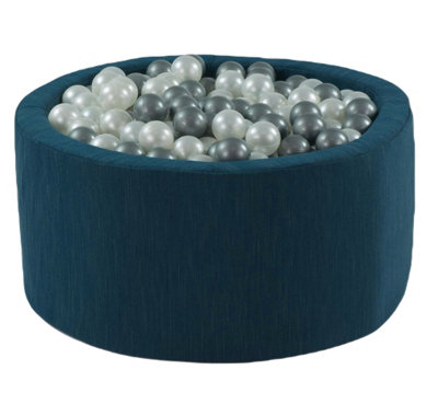 Eco Ball Pit Playset w/ 200 6cm Balls - Navy Blue | DIY at B&Q