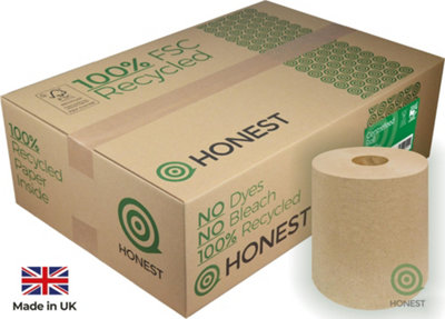 Eco Centrefeed 150m - 6 Rolls - UK Made - Natural Blue Roll | DIY at B&Q