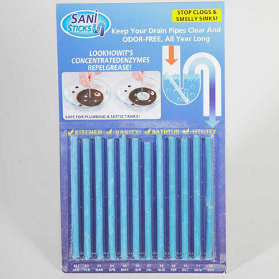 Eco Drain Cleaning Sticks (Pack of 12)
