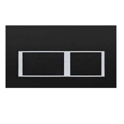 Eco Dual Flush Button Premium Black for Wall Hung Toilets
