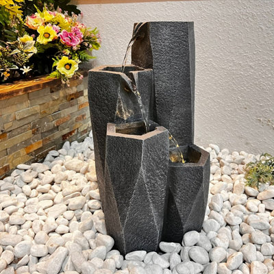Eco Elegance Falls Solar Power Water Feature