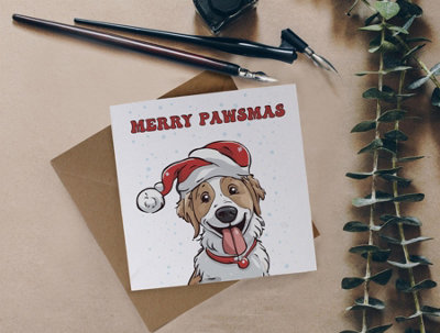 Eco-Friendly Christmas Cards - Recycled Card Plastic Free Novelty Xmas ...