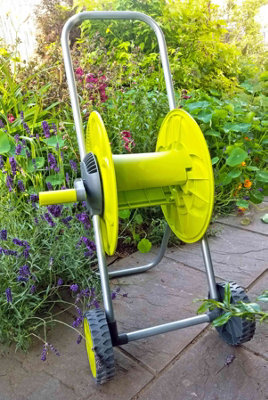 ECO PORTABLE HOSE REEL - LIME - 50M CAPACITY