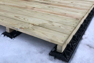 EcoBearer 12ft x 8ft Shed Base Kit (For Floors With 9 x 12ft Bearers ...