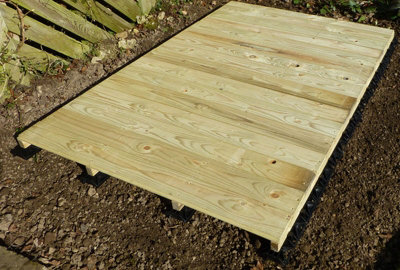 EcoBearer 6ft x 4ft Shed Base Kit (For Floors With 4 x 6ft Bearers ...
