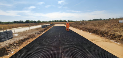 Ecodeck ECOPARK50 Gravel Stabilation Parking Driveway Grid - 1 Square Meter