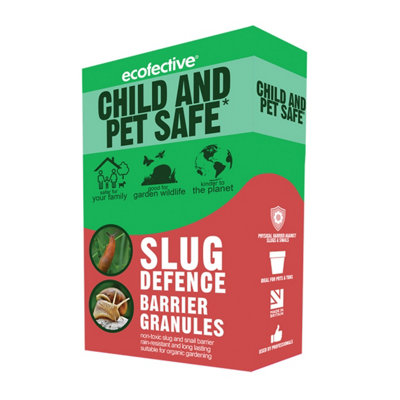 Ecofective Natural Organic Slug Repellent Defence Barrier Granules Pet ...