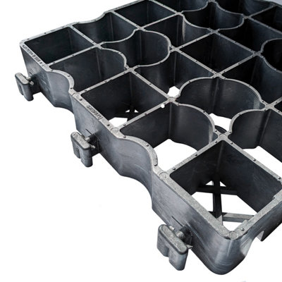 EcoGrid E50 Gravel/Grass Paving Grids- Ground Stabilisation Driveway Pathway Tiles (1 square metre)