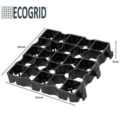 EcoGrid E50 Gravel/Grass Paving Grids- Ground Stabilisation Driveway ...