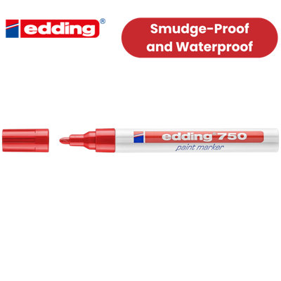 edding 750 gloss paint marker red