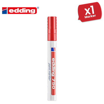 edding 750 gloss paint marker red