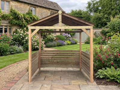 eDecks Atlas Ridgeline Outdoor Garden Gazebo Pressure Treated Outdoor ...