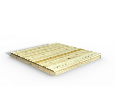 eDecks Chunky Easy Deck Decking Kit Pressure Treated Timber (2.4m x 2 ...