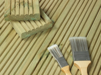 eDecks ChunkyDeck 3600mm Decking Boards - 120mm x 32mm - Pack of 15 ...