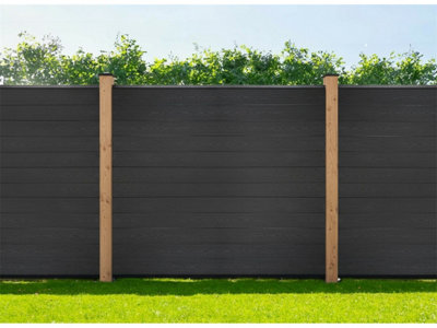 eDecks Evolution Fence Panel Kit For Timber & Concrete Posts 3ft ...