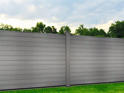 eDecks Evolution Fence Panel Starter Kit 6ft Bolt Down Untreated Wood ...