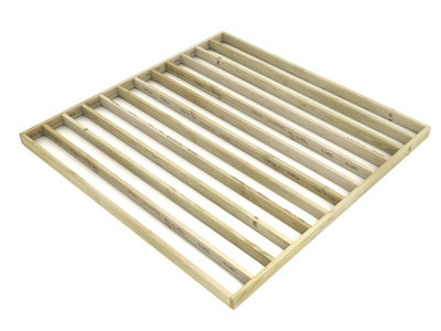 eDecks Heavy Duty Pressure Treated Timber Decking Frame Kit - with ...