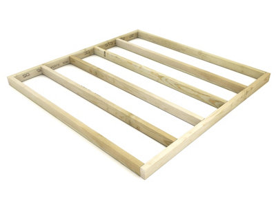 eDecks Premium Decking Frame Kit Pressure Treated Timber 2.1m x 2.1m (4 ...