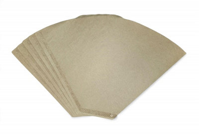 Edesia Espress 5 Size 6 Brown Coffee Filter Paper Cones, Commercial Use