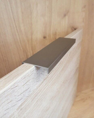 Edge Mounted Cabinet Pull Trim Profile HEXI Handles for Kitchen Bedroom ...