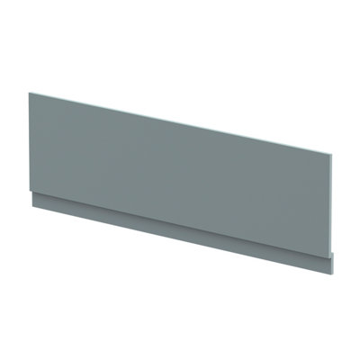 Edge/Power Straight Front Bath Panel & Plinth, 1800mm - Matt Coastal ...