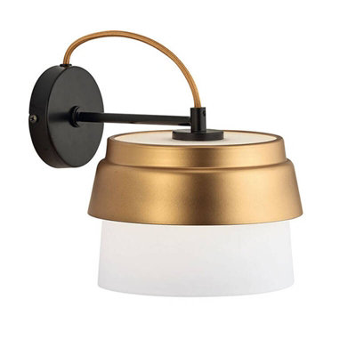 Edit Morgan Wall Light Black / Gold