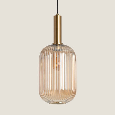 Edit Regent Glass Ceiling Pendant Light Gold