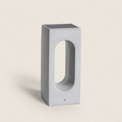 Edit Sylexa 350 LED Outdoor Bollard Light Stone Grey