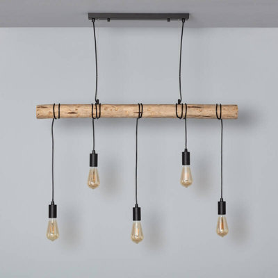 Edit Yagis 5 Light Bar Ceiling Pendant Black