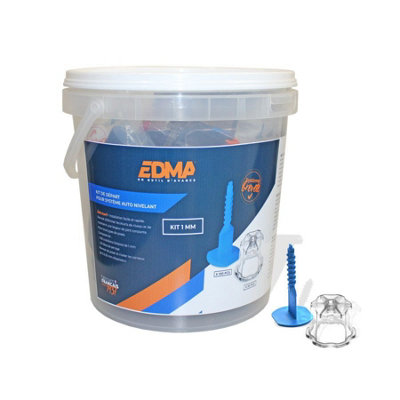 Edma EDMALEVEL SCREW Self-Levelling System Starting Kit 1mm - 282055