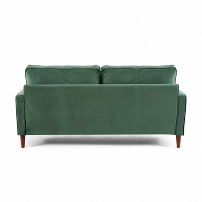 Edward Velvet Sofa 3 Seater Luxury Velvet Sofa Couch Settee Bolster ...