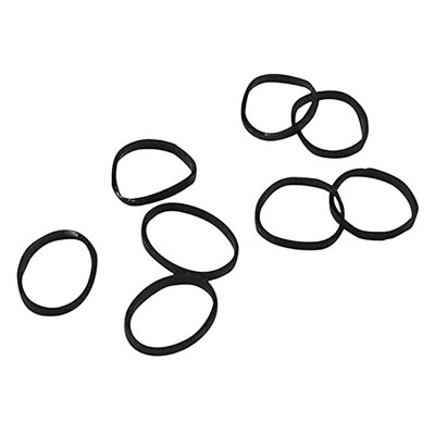 Effol Childrens/Kids Slickerbands Non-Snap Plaiting Bands Black ...