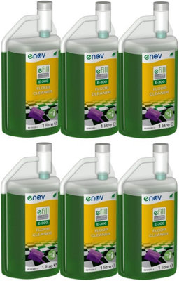 eFill E-300 Floor Cleaner Super Concentrate - 6x1 Litre | DIY at B&Q