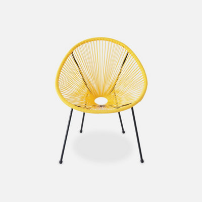 Yellow acapulco chair store