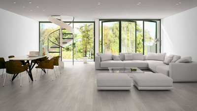 EGGER PRO Aqua+ Classic 8mm Cesena Oak White EPL143 Laminate Flooring 1.99m² Pack | DIY at B&Q