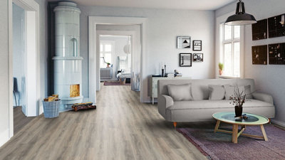 EGGER PRO Classic 7mm Bardolino Oak Grey EPL036 Laminate Flooring, 2.49m² | DIY at B&Q