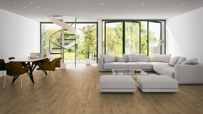Buy EGGER PRO Classic 7mm Grove Oak EPL089 Laminate Flooring 2.49m² Pack | DIY at B&Q