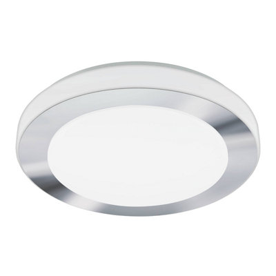EGLO LED Carpi Chrome Steel IP44 Ceiling Light