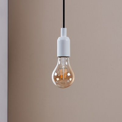 Eglo LED E27 A75 Amber Coloured Lightbulb 2200K - Pack of 4