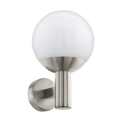 EGLO Nisia - Z Modern Seel Smart Outdoor Wall Light